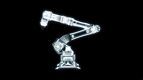 로봇 팔 손 홀로그램 와이어 프레임 검은 색 배경에 좋은 3d 렌더링 산업용 로봇팔에 대한 스톡 사진 및 기타 이미지 산업용 로봇팔 3차원 형태 개념 Istock