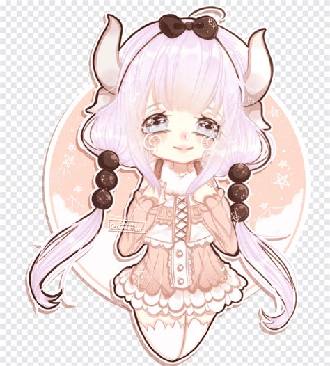 카무이 귀 뺨 애니메이션 일러스트 Kanna Kamui 얼굴 머리 Png Pngegg