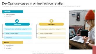 Devops Use Cases In Online Fashion Retailer PPT Presentation