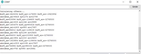 MPU Calibration Sketch Is Continuously Calculating Sensors Arduino Forum
