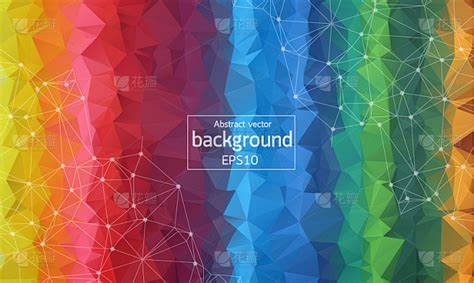 几何多边形背景分子和通讯。用点连接线。极简主义混乱的插图背景。科学的概念，化学，生物，医学，技术。