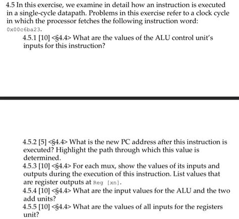 Solved 45 In This Exercise We Examine In Detail How An