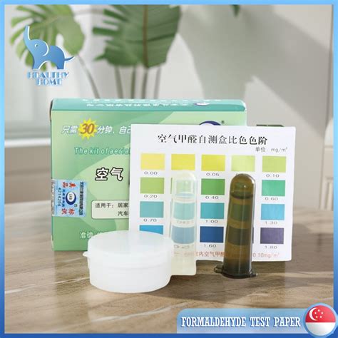 💕sg Stock💕formaldehyde Testing Box New House Formaldehyde Self Testing Box Air Quality Self