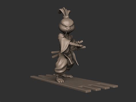3d File Miyamoto Usagi 🐇・3d Printing Template To Download・cults