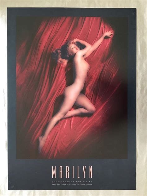 Marilyn Monroe From The Famed Red Velvet Sessions Tom Kelley Poster 24