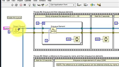Labview Code Queue Walk Through Youtube