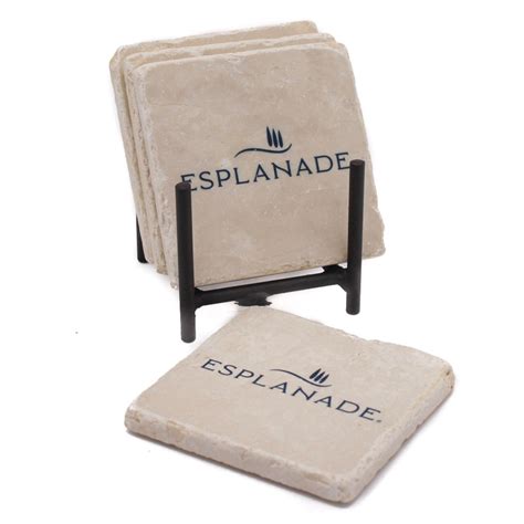 Tumbled Stone Coaster Single Coaster