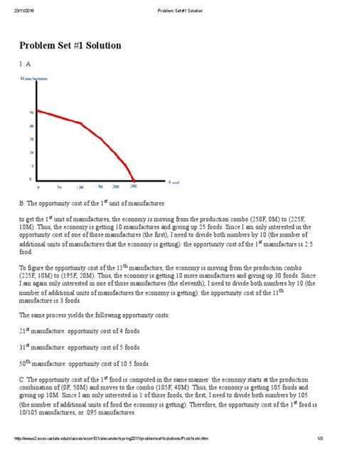 Econ Problem Set 1 Solution Pdf Economics Economies
