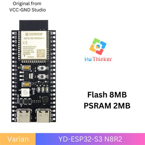 Jual Yd Esp32 S3 N8r8 N16r8 Esp32 S3 Devkitc 1 Type C Esp32 S3 Wroom