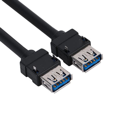 Usb3 0 Data Cable Elastic Pvc Sheath Black 0 98 Feet Usb3 0 Cable Usb3 0 19 20pin Desktop Front