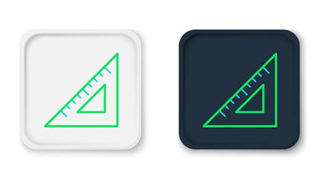 흰색 배경에 격리된 선 삼각형 눈금자 아이콘입니다 스트레이트 엣지 기호입니다 기하학적 기호 다채로운 개요 개념 벡터 개념에 대한 스톡 벡터 아트 및 기타 이미지 Istock