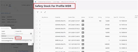 is it possible to access a custom projection from a custom page that
