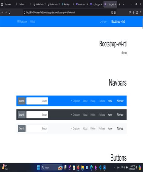 آموزش برنامه نویسی بندرعباس دستورات بوت استرپ 4