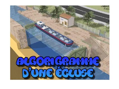 Algorigramme écluse Pdf