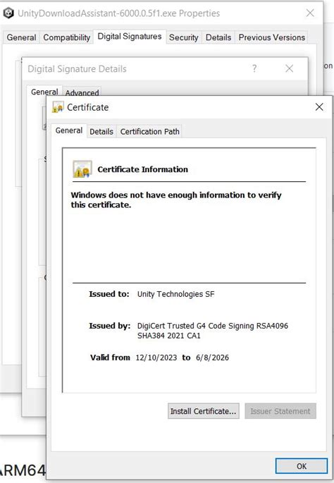Is Unity Using A Self Signed Certificate Now Unity Engine Unity Discussions