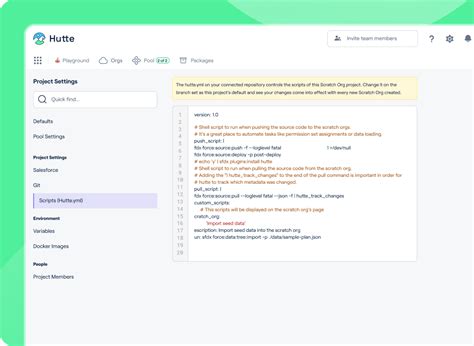 hutte devops platform for salesforce qa managers