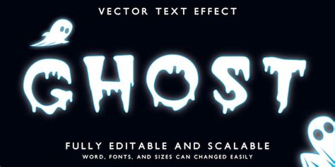 Ghost Font Vectors Illustrations For Free Download Freepik