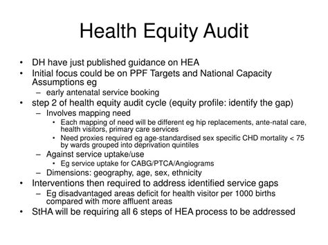 Ppt Health Equity Audit Powerpoint Presentation Free Download Id