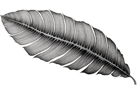 Botanical Leaf Design Premium Ai Generated Image