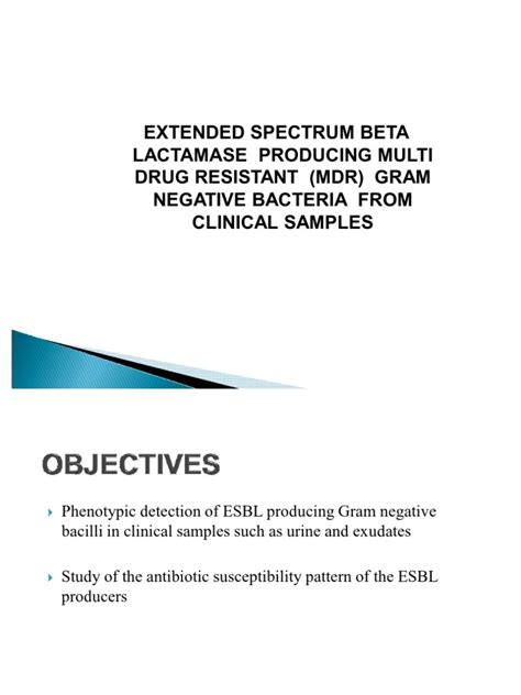 Esbl Pdf