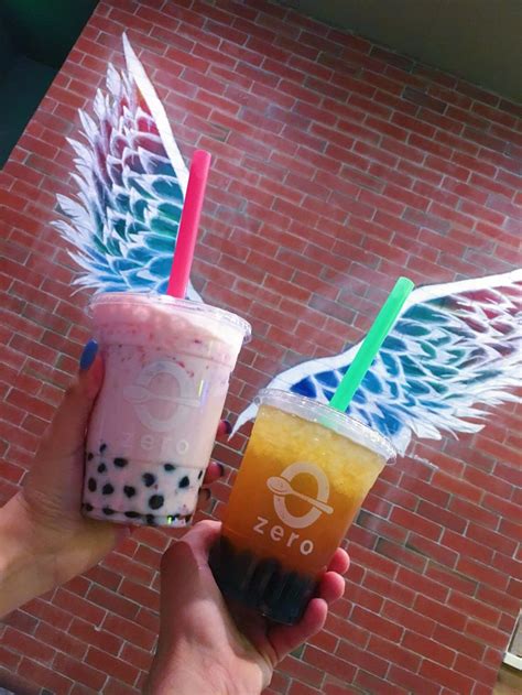 Zero Degrees Boba Bubble Tea Trendy Food Tape Wall Art