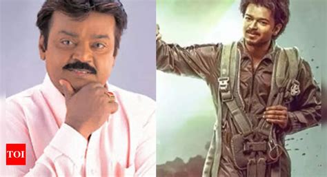 Vijayakanths Son Vijay Prabhakaran Reveals The Late Actors Screen Time In Vijays Goat