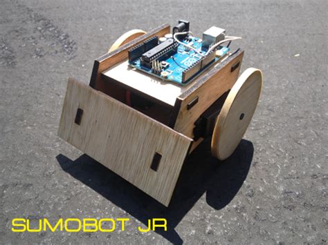 Sumobot Jr Fun Open Source Robot Kit Using Arduino And Javascript