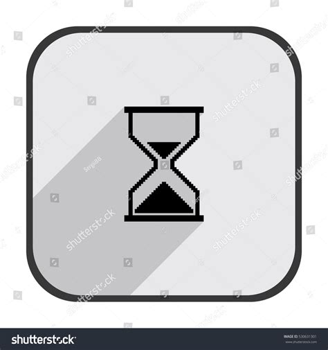 Pixel Sand Clock Cursor Black Vector Stock Vector Royalty Free Shutterstock