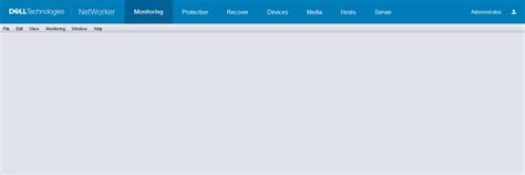 NetWorker Administrator Account Unable To See Manage Resources In NMC Or NWUI Dell US