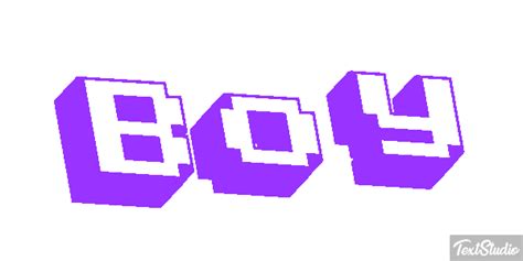 Boy Word Animated  Logo Designs