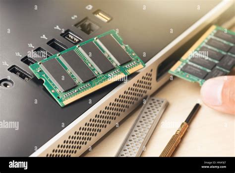 Computer Memory RAM Upgrading The Personal Computer Stock Photo Alamy