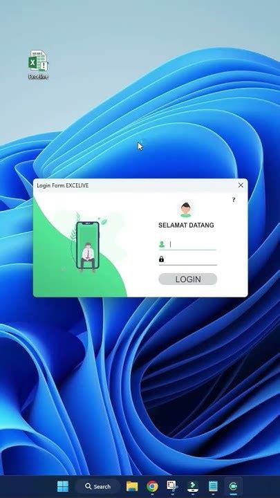 Animasi Form Login Di Excel Shorts Animation Loginform Youtube