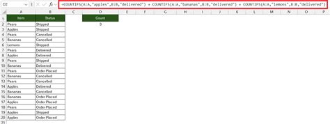 Excel Made Easy How To Use Countif With Multiple Criteria Myexcelonline