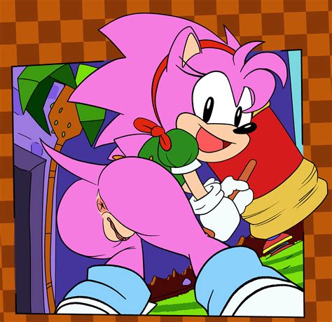 Rule Absurd Res Amy Rose Anthro Anus Ass Bottomless Classic Amy Rose Classic Sonic