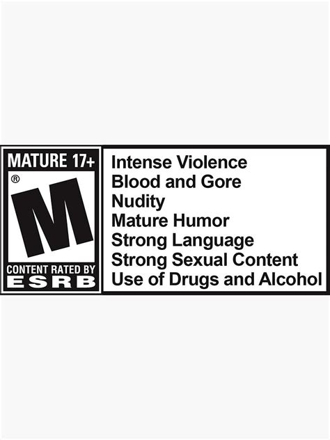 Mature Sticker For Sale By Slecorder2 Redbubble