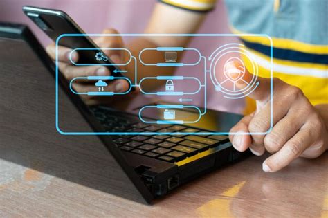 Premium Photo Mobile Hacker And Computer Cyber Security Online Data