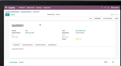 Odoo Quality App Oodu Implementers