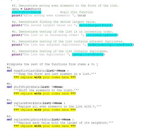 Solved Program Set 1 20 Points Write Functions For Items A