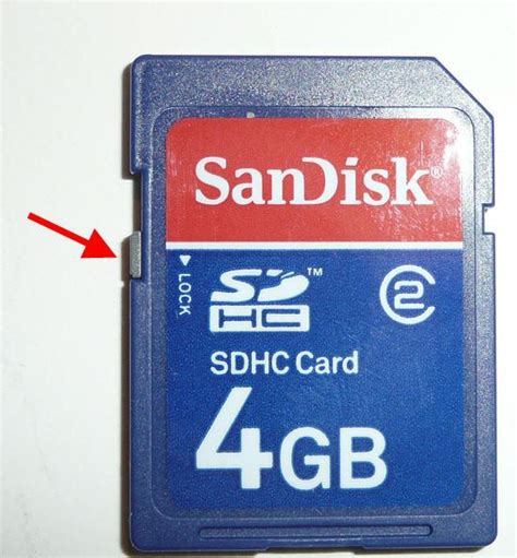 Memory Card Is Locked Error Message