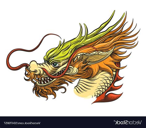 Dragon Head Vector At Getdrawings Free Download