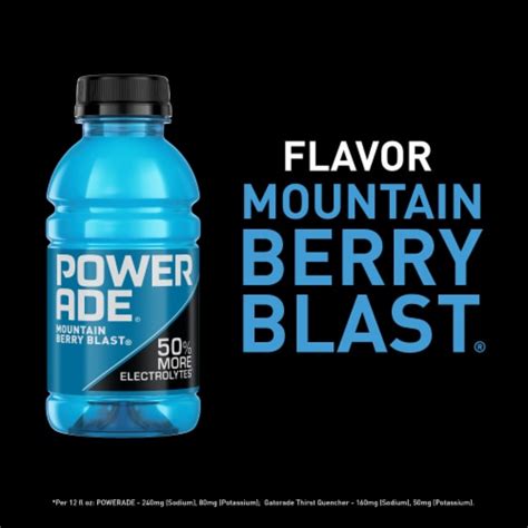 Powerade® Mountain Berry Blast Sports Drink Bottles 8 Bottles 12 Fl