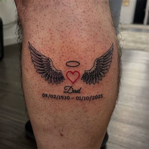 40 Memorial Tattoos For Dad Remembering A Fathers Love Forever
