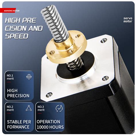 Nema 17 Linear Hybrid Stepper Motor Thread Rod Micro Linear Sliding