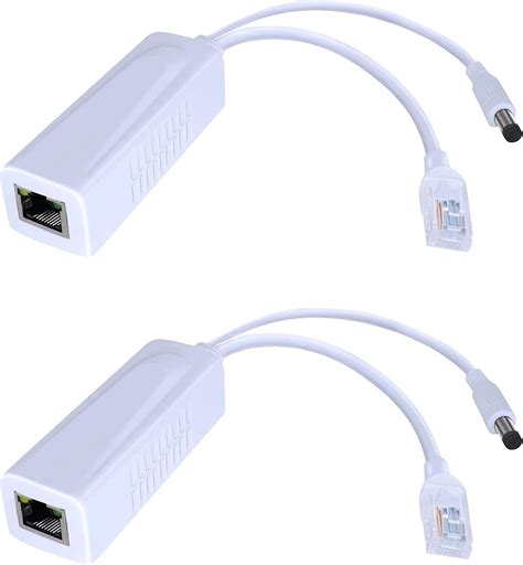 Reidubo Gigabit Poe Splitter Adapter 12v 2a Output 1000mbps Ieee 802 3af At
