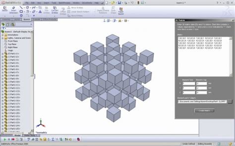 3d Matrix In Solidworks Yes Ill Take One Please Solidsmack