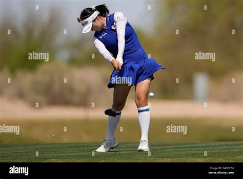 Ina Yoon Of South Korea Hits From The Fourth Tee During The Final