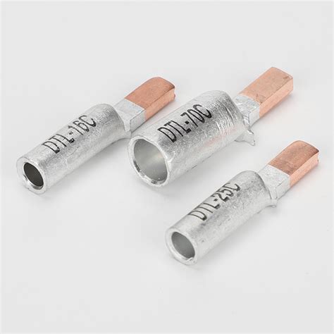 c45 circuit breaker ทองแดงอลูมิเนียมสาย crimp terminal bare lugs dtl 10