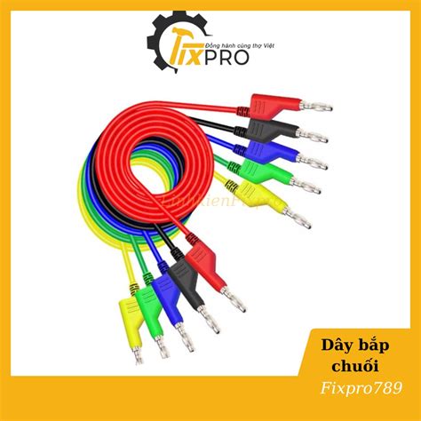 Dây Bắp Chuối 4mm đồng Nguyên Chất Bọc Silicon Siêu Mềm Dài 1 Mét 1