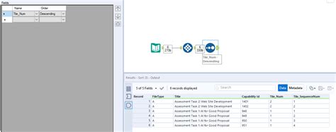 Solved Tile Tool And Sorting Alteryx Community