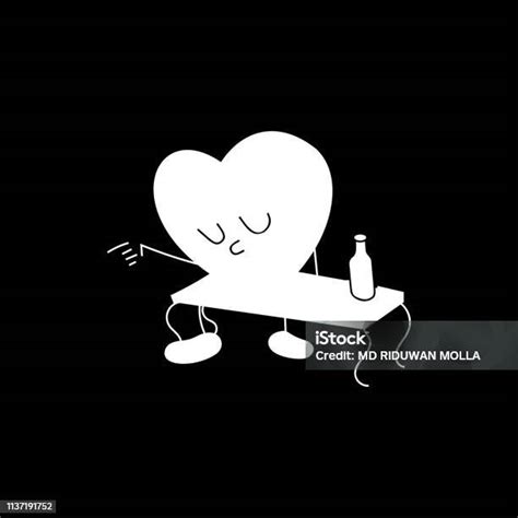 사랑 아이콘 벡터귀여운 심장 스티커 그림문양 스타일 아이콘 벡터 화이트 깨짐에 대한 스톡 벡터 아트 및 기타 이미지 깨짐